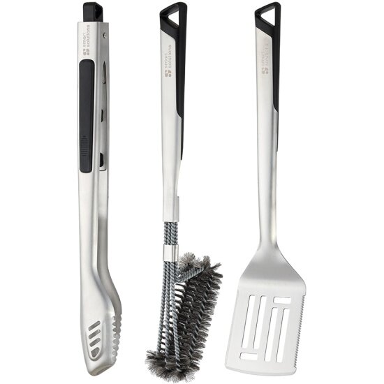Набор для гриля и барбекю Smart Solutions Smart Grill 3 предмета (щипцы, лопатка, щетка) (SS0000272)