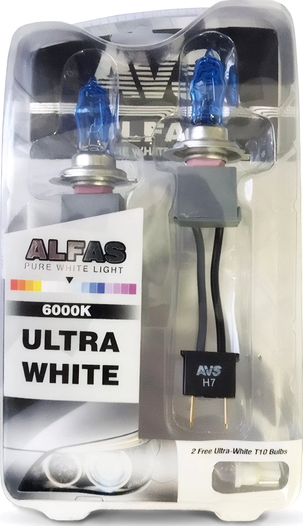 Галогенные лампы AVS ALFAS Pure-White 6000К H7 12V 85W
