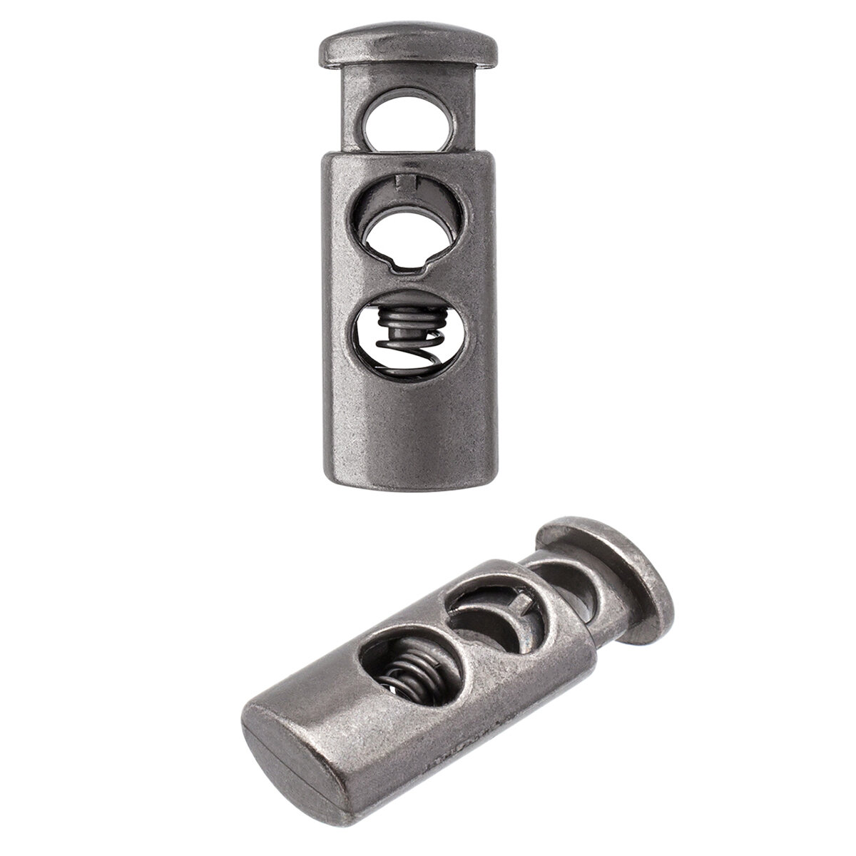 Фиксатор металлический 22,5х8,4мм, отв.4,0мм, упак(25шт) (матовый никель), 25 шт, MFR19