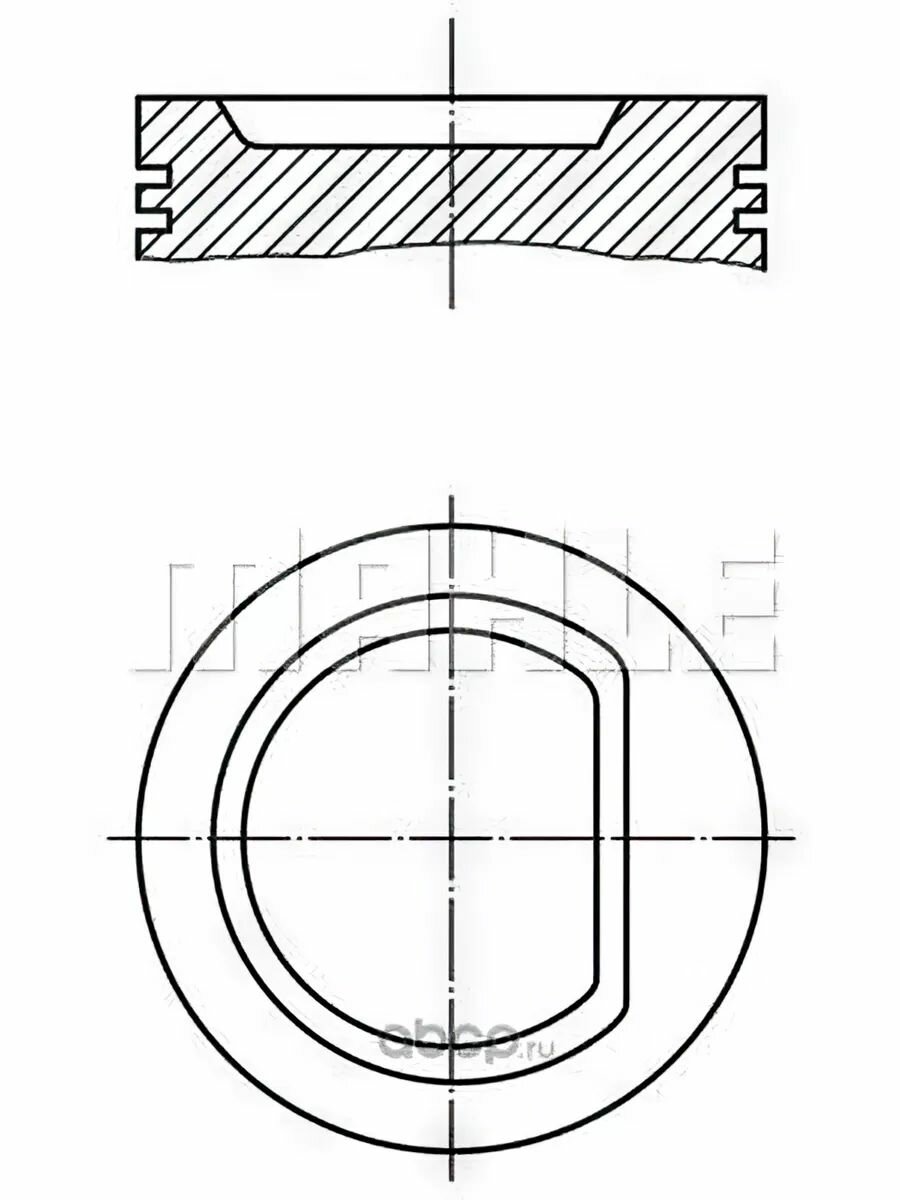 Поршень двигателя SEAT AROSA 1.4 97-04, CORDOBA 1.4 i