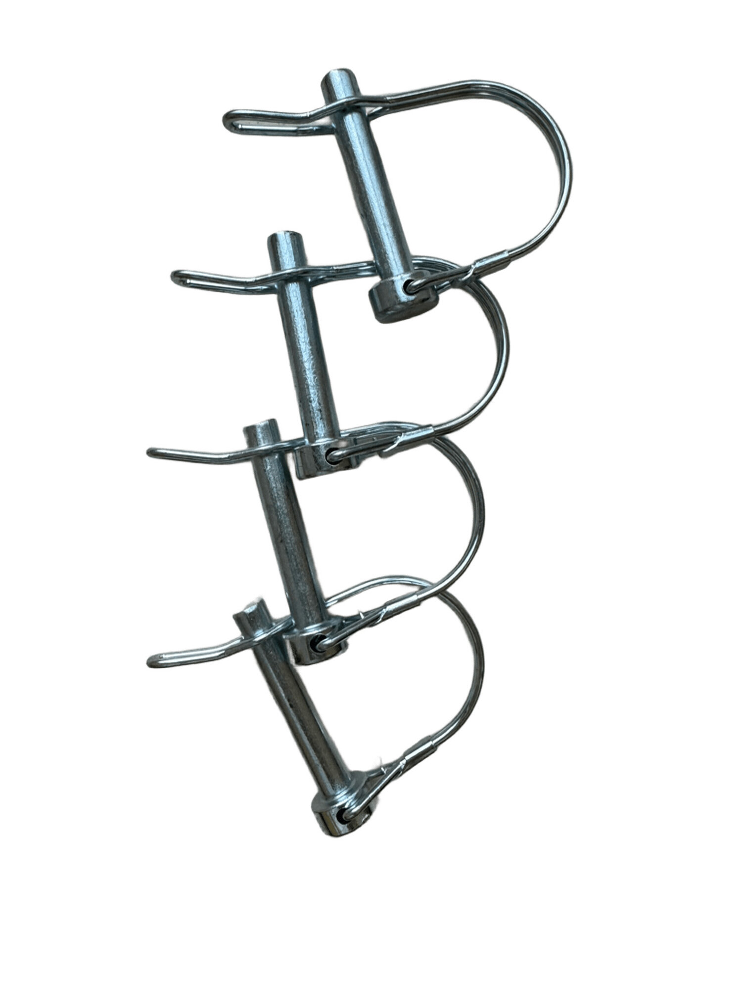 Стопор/шплинт откидной для фиксации шнековых буров D=8мм самозажимной 4шт, для мотоблоков, мотобуров D 8мм L50