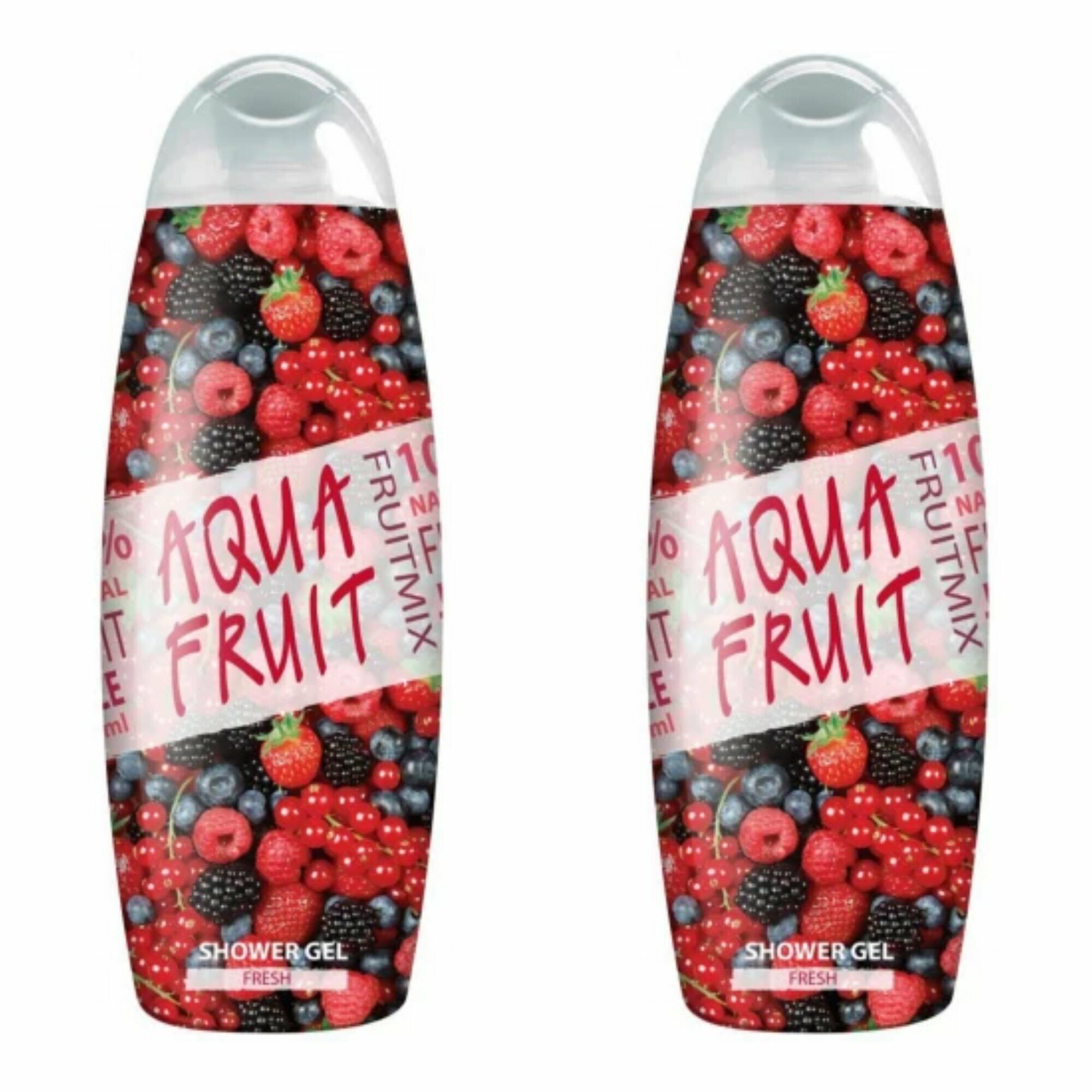 Гель для душа БИГ, Aquafruit, Fresh, Лесные ягоды, 420 мл, 2 шт