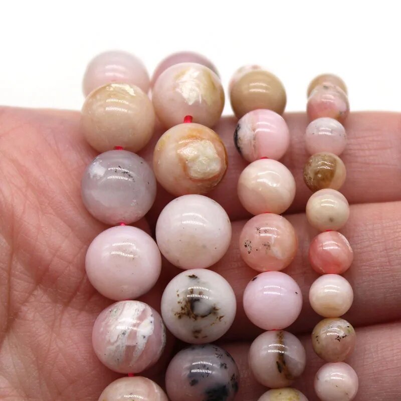 Розовый опал бусины Youth Cadence 6 8 10 мм 10mm approx 38beads
