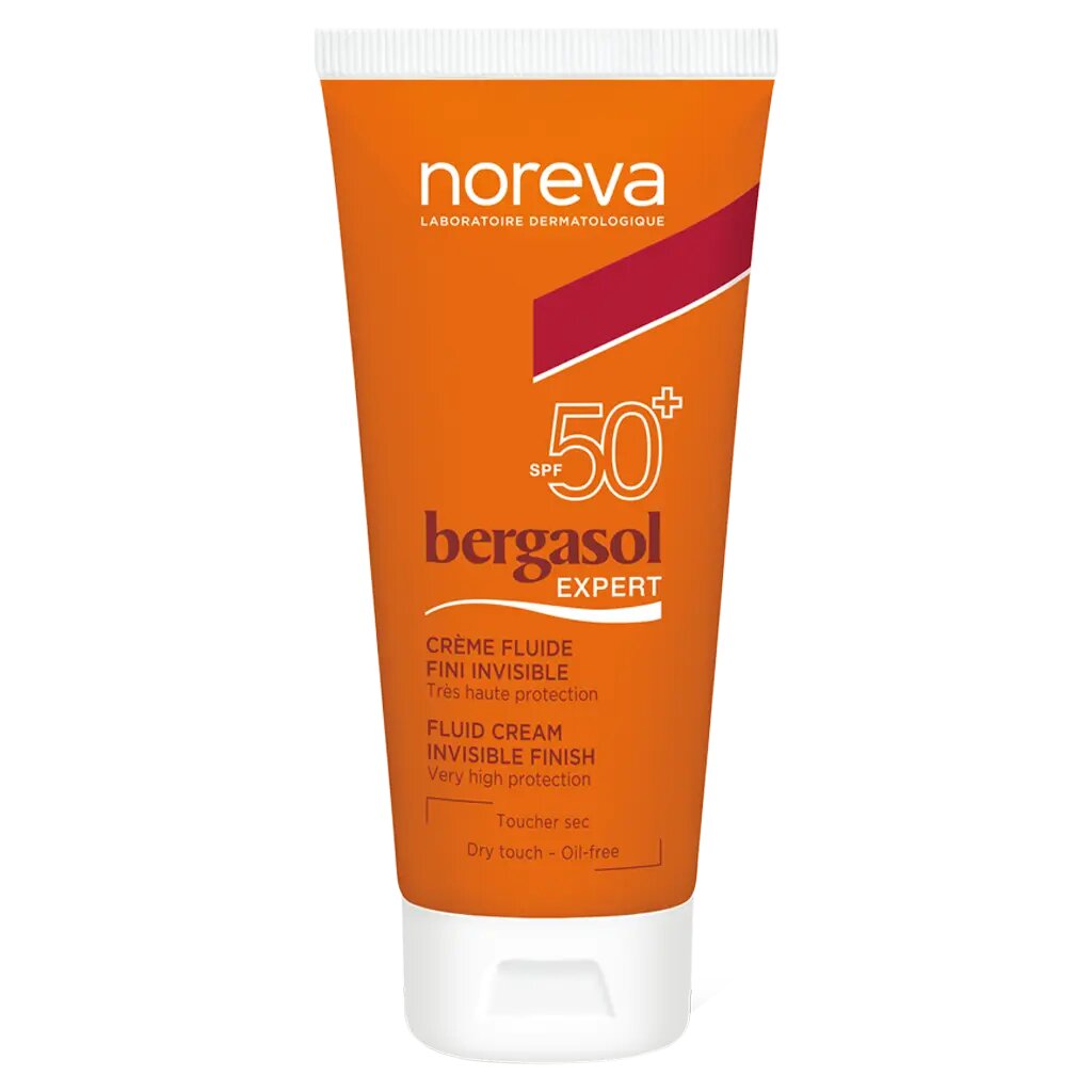 Noreva Bergasol Expert Солнцезащитный легкий флюид-крем для лица SPF50+ 50 мл 1 шт