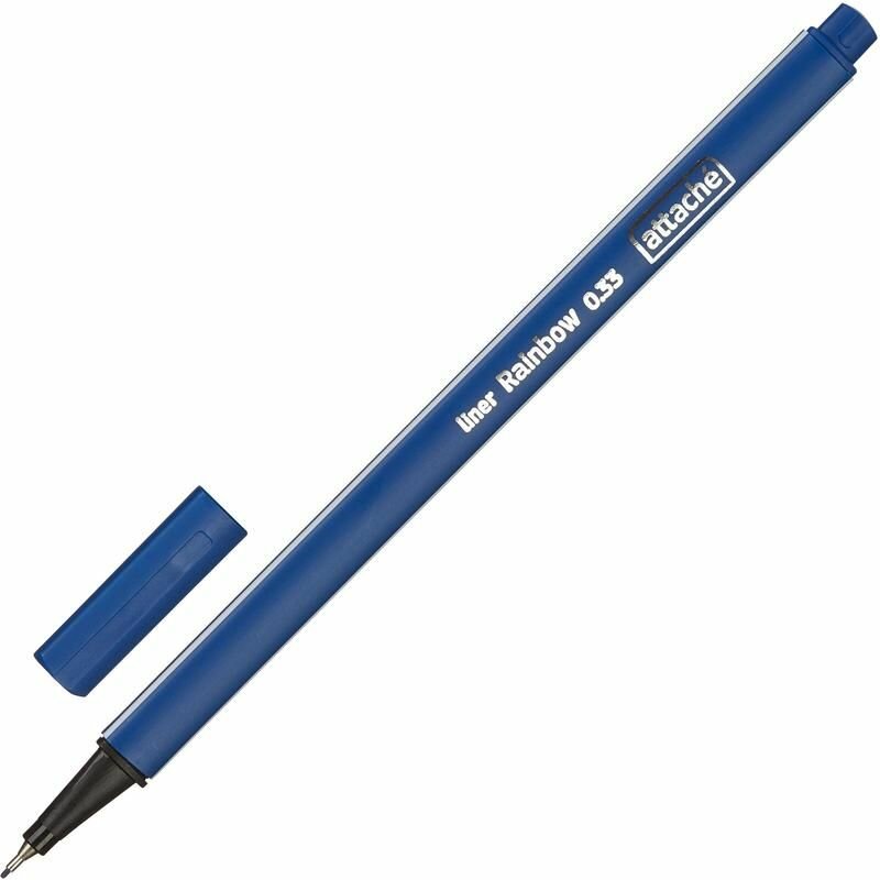 Линер Attache Rainbow синий (толщина линии 0.33 мм)