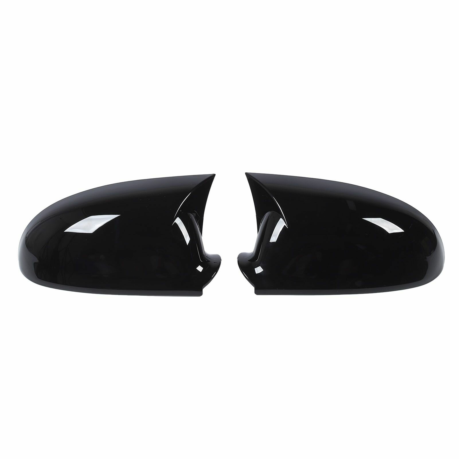 1 пара чехлов для зеркал заднего вида 1K0857538, глянцевый черный спортивный стиль, боковые крышки зеркал заднего вида для дверей MK5 с 2003 по 2009 гг.
