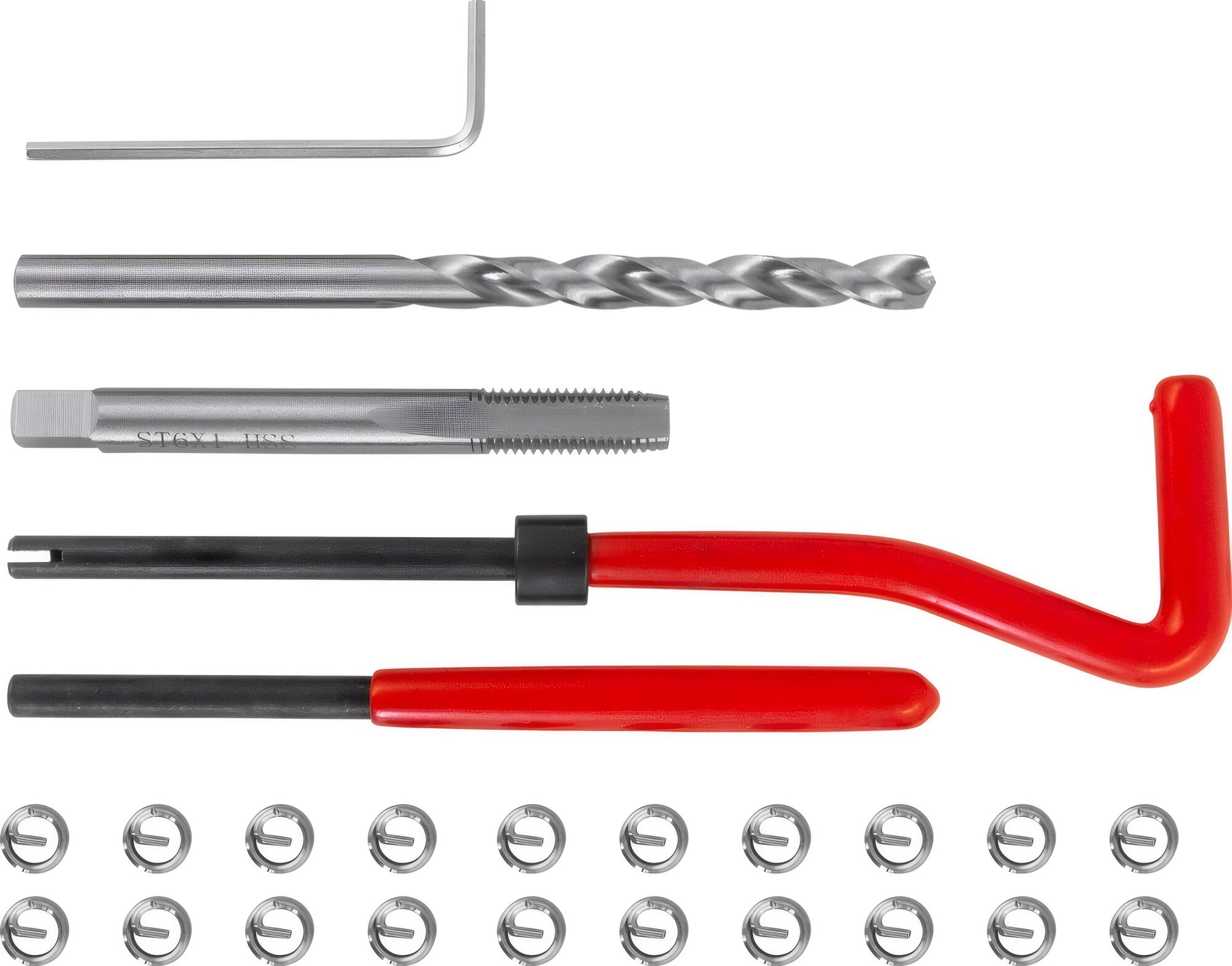 Набор для восстановления резьбы Thorvik TRIS61