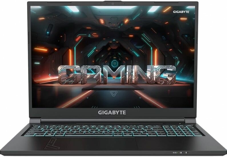 Игровой ноутбук Gigabyte G6 KF 16" (1920x1200) IPS, Intel Core i7-13620H, 16Гб DDR5, 512Гб SSD, RTX 4060 8Гб, Windows 11 Pro, черный (KF-H3KZ853KD_Win11P)