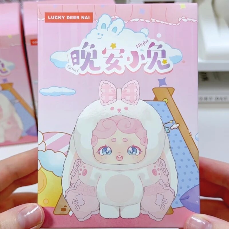 LuckyDeerNai Good Night Bunny виниловая кукла Розовый, 1 Blind Box