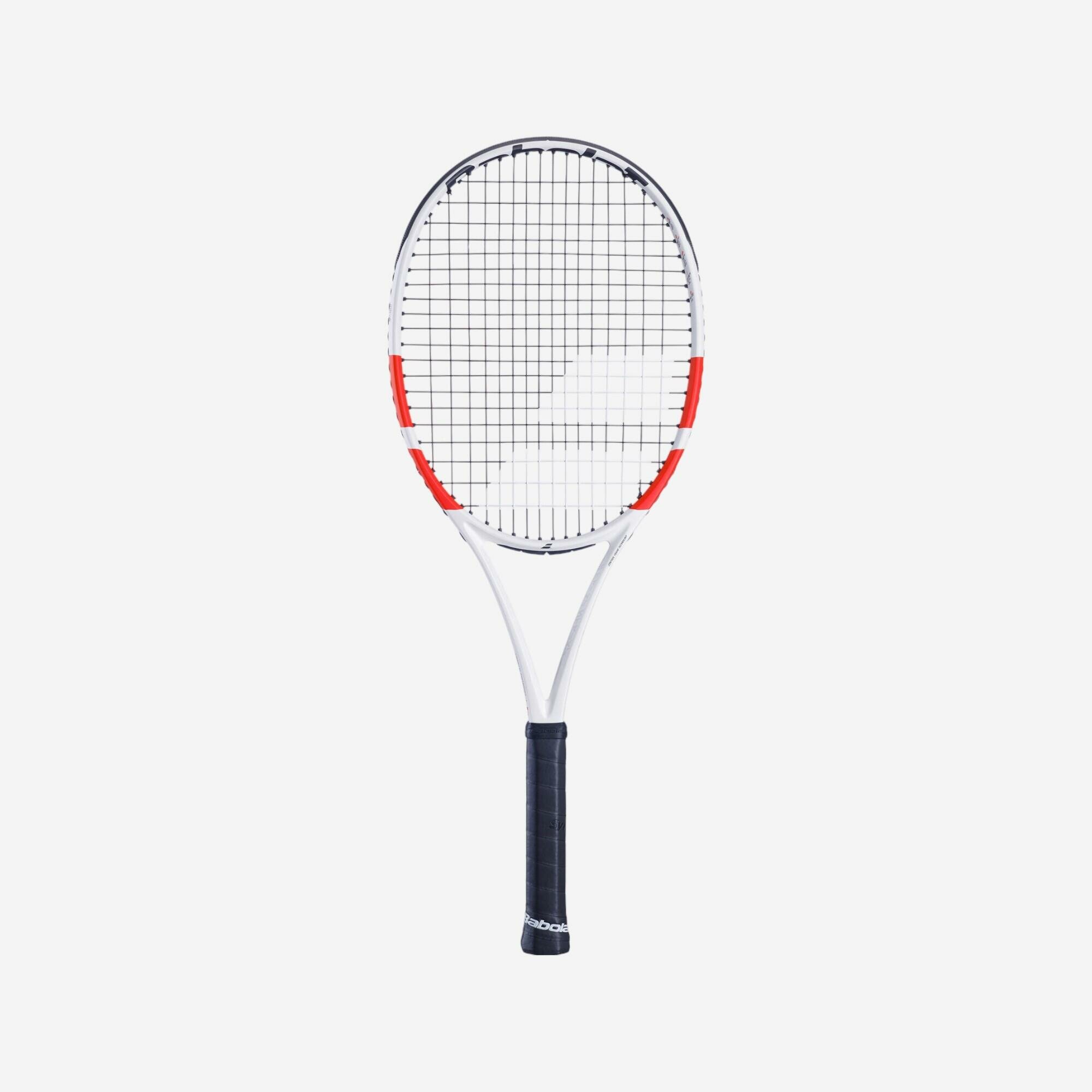 Decathlon Ракетка для большого тенниса Babolat Pure Strike 100, размер 2, для продвинутых игроков, белый/красный