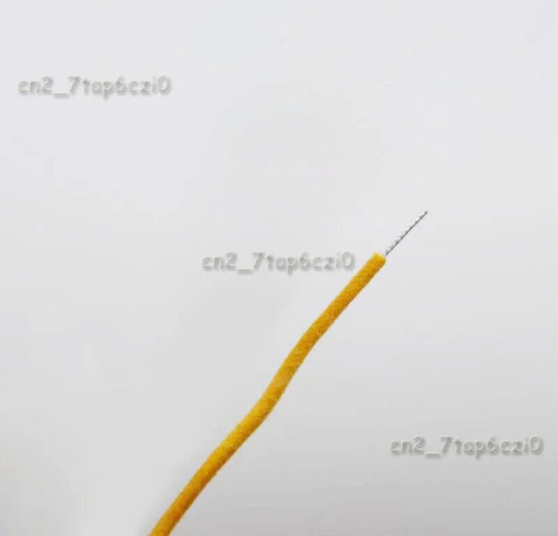 1-метровый тканевый провод Gavit AWG 22GA для гитарного звукоснимателя Yellow - 1 Meter