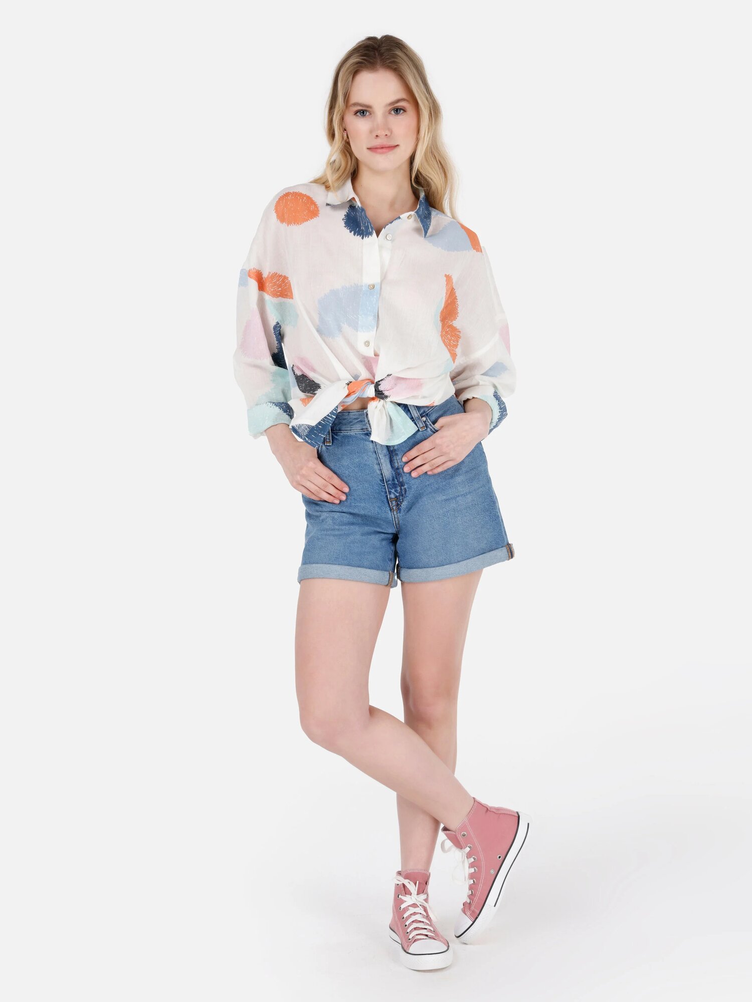 Шорты Mom Fit