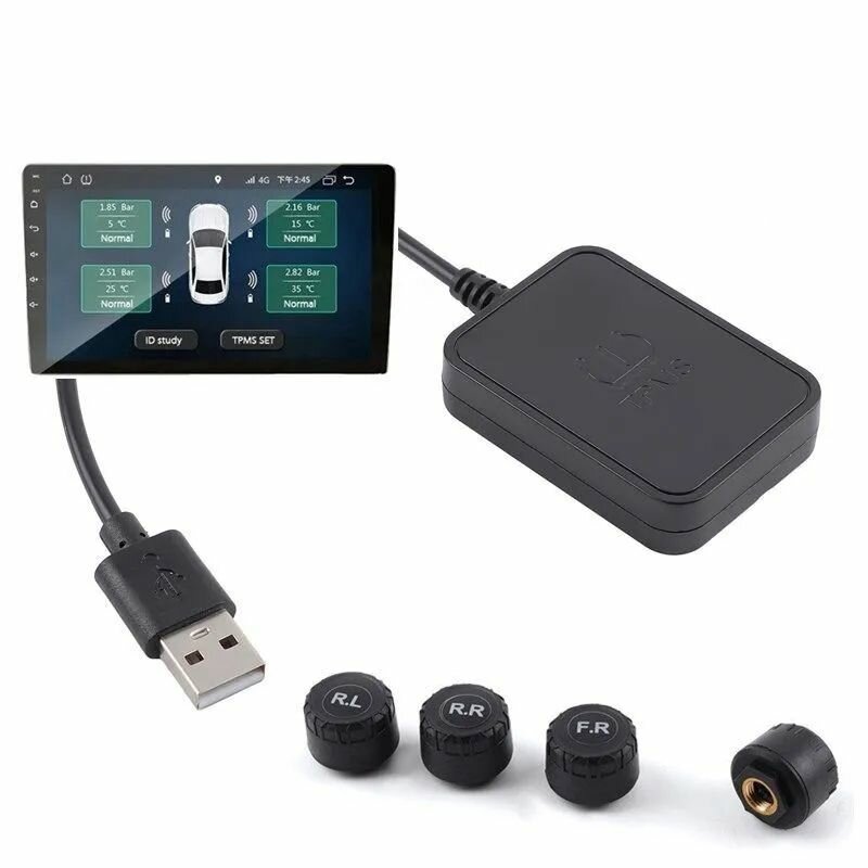 Система контроля давления в шинах TPMS беспроводная ForCars Внешний датчик