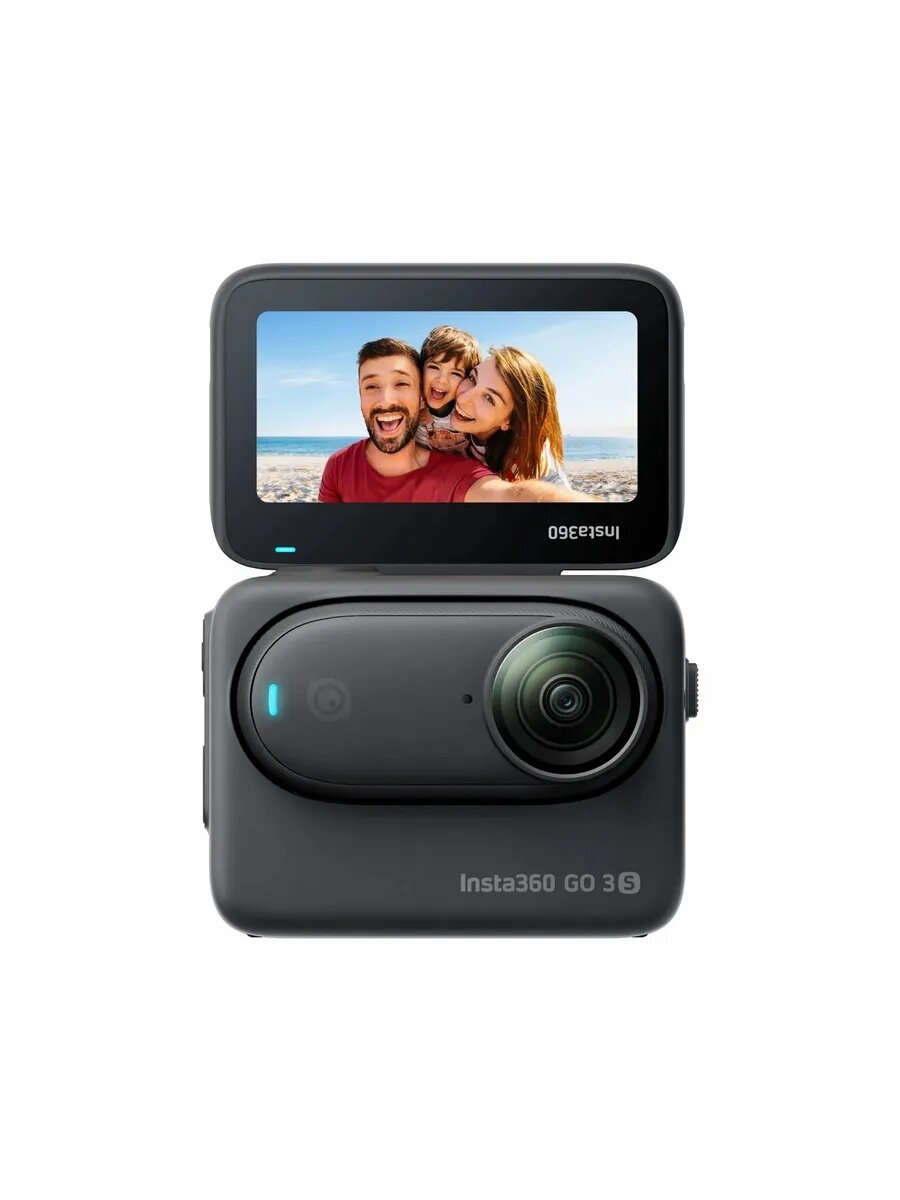 Экшн-камера Insta360 GO 3S 128 GB, цвет черный, водонепроницаемая