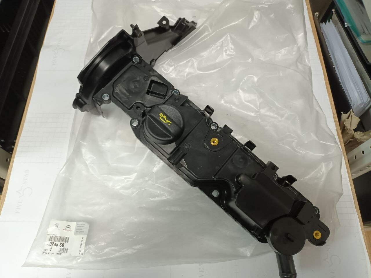 Крышка клапанная Peugeot-Citroen на двигатель 1.6HDI 8V Original