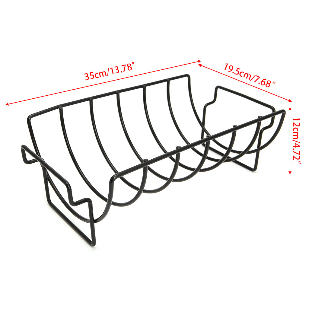 Антипригарная Металлическая Проволочная Подставка Для Барбекю Гриль Стейк Держатель Для Запекания Ребер Стойка Кухонный Инструмент