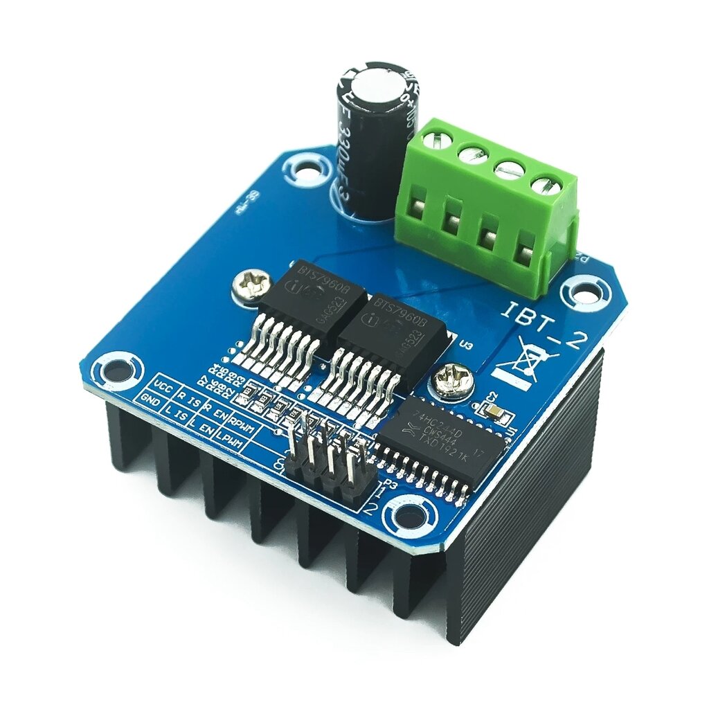 Мощный интеллектуальный модуль привода двигателя автомобиля BTS7960 43A