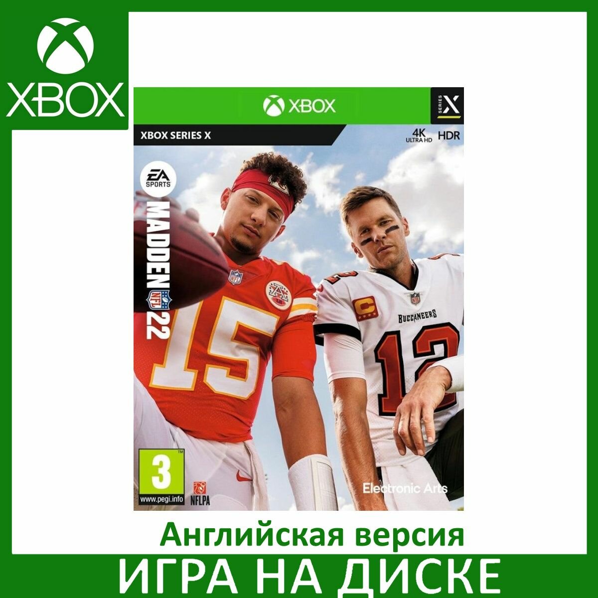 Игра Madden NFL 22 Xbox Series X Диск на Xbox Series X Английская версия
