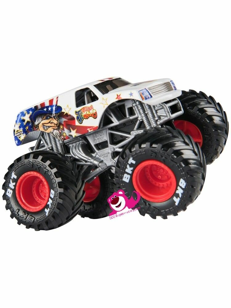 Машинка Monster Jam 1:64 Jester Monster Truck, Die-Cast Vehicle