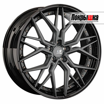 Диски кованые LS Forged LS FG35 (MGM/BK) 9.0х22/5х120 D72.6 ET43.0