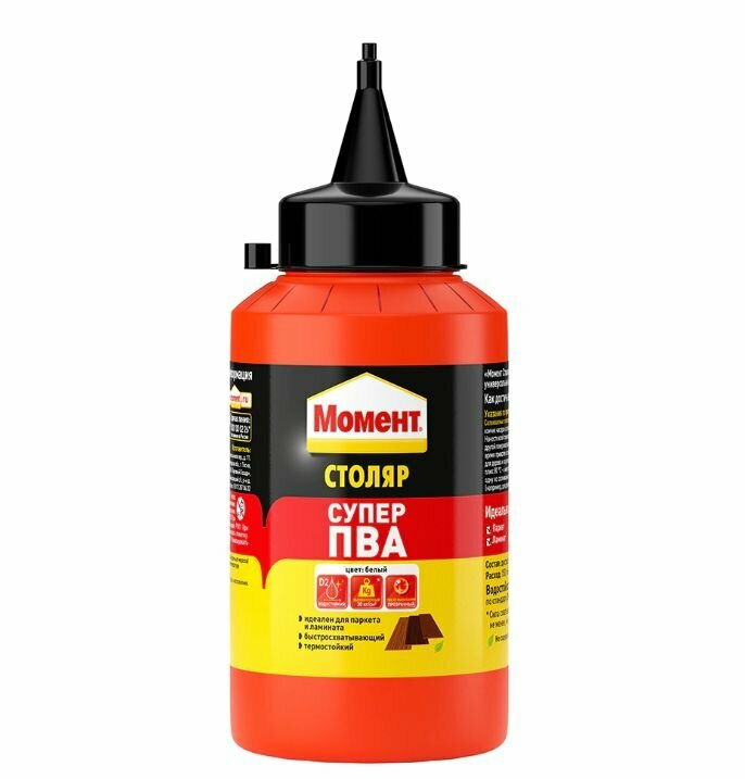 Клей ПВА Столяр Супер Момент 250 г