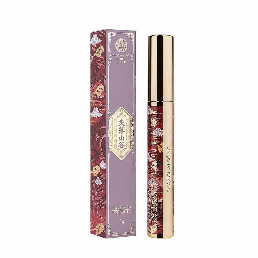 SHANGHAI SONG Черная тушь для ресниц Lost Valley, 7 г