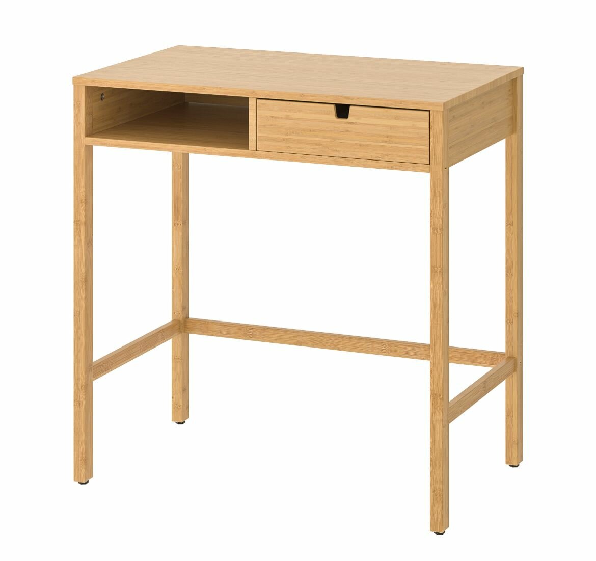 Туалетный столик IKEA NORDKISA, бамбуковая столешница, 76x47см