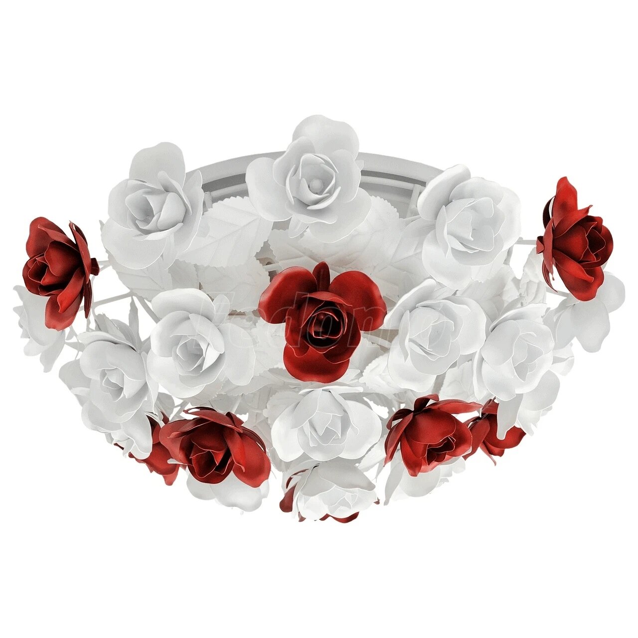 Настенно-потолочный MW-Light Розалия 423020602 метал, цвет модели - белый, красный