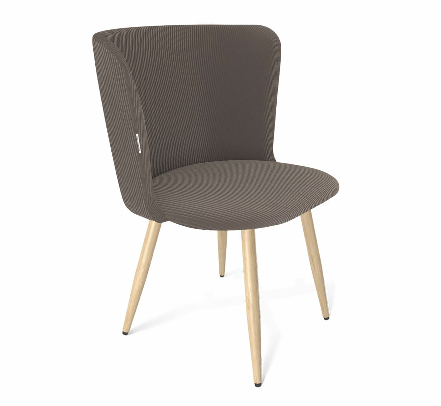 Стул Sheffilton SHT-ST36/S95-W Кофе мокко/прозрачный лак/черный муар