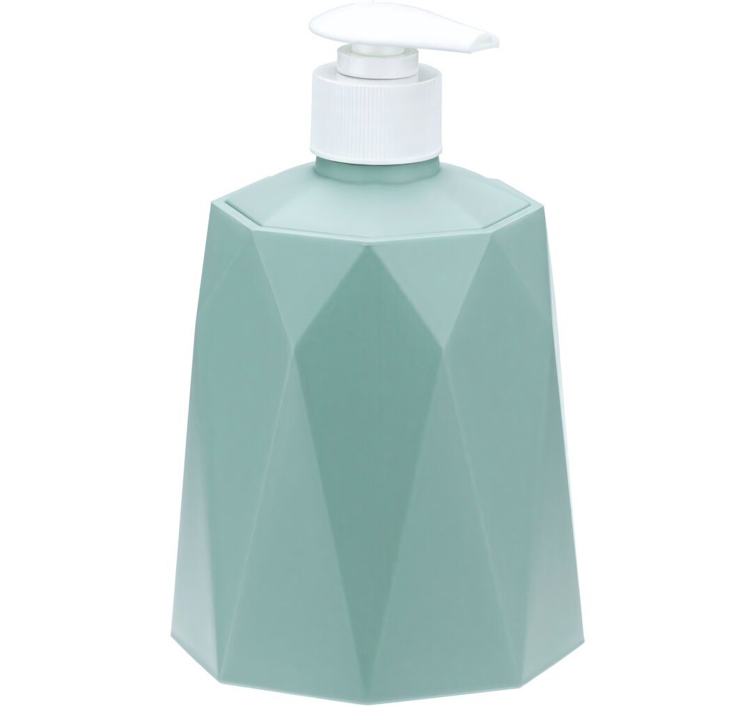 Диспенсер для жидкого мыла 'призма', цвет морская волна, 0,33 л