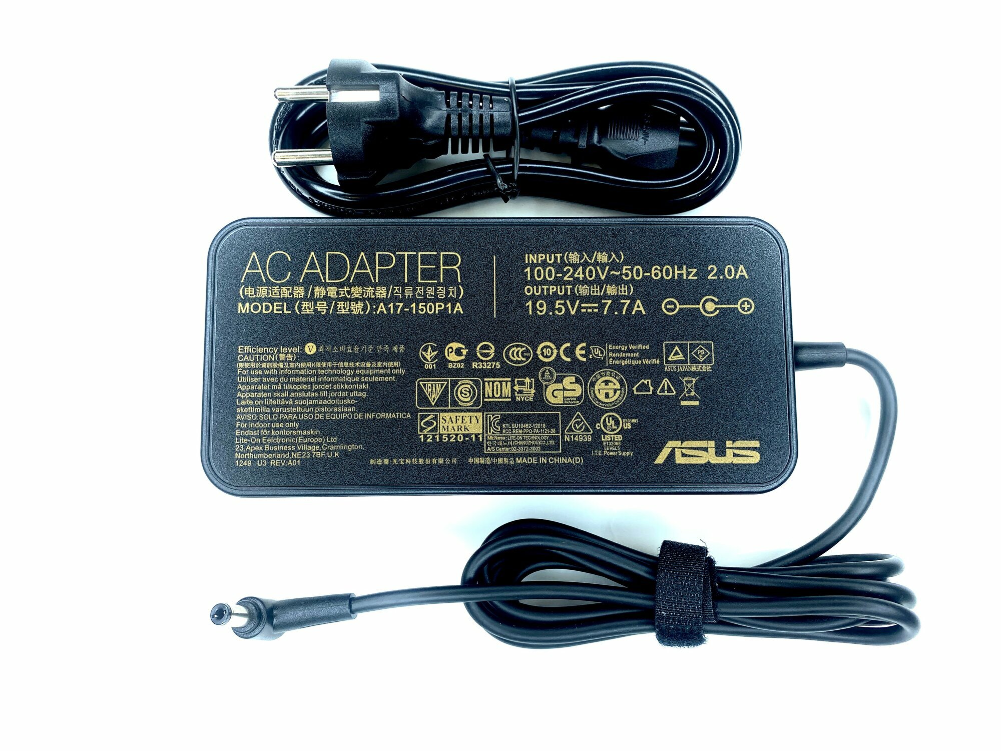 Блок питания (зарядное устройство) для ноутбука Asus 04G266009941 19.5V 7.7A (5.5-2.5) 150W Slim