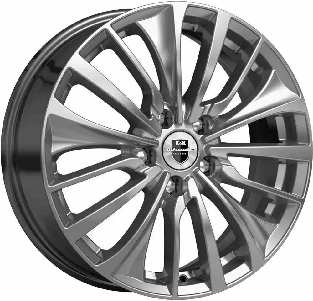 Колесный диск K&K Flanker 6.5x17 4x100 ET43 D60.1 Дарк платинум