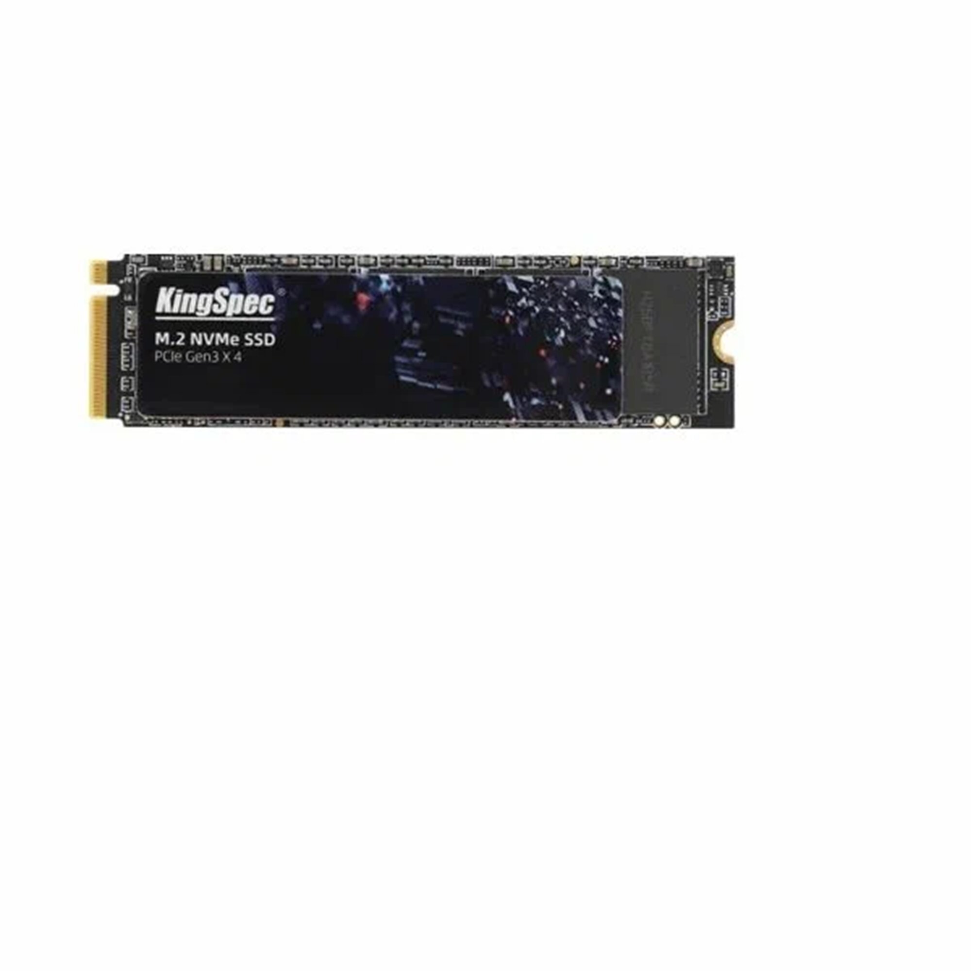 Накопитель SSD M.2 2280 KINGSPEC NE-256 256GB PCI-E 3.0 x4 3D TLC 2200/1300MB/s IOPS 76K/96K MTBF 1M 174 TBW