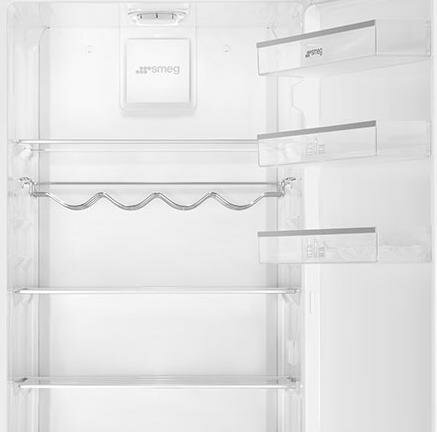 Встраиваемый холодильник Smeg C3170NE двухкамерный, с нижней морозильной камерой — фото 1