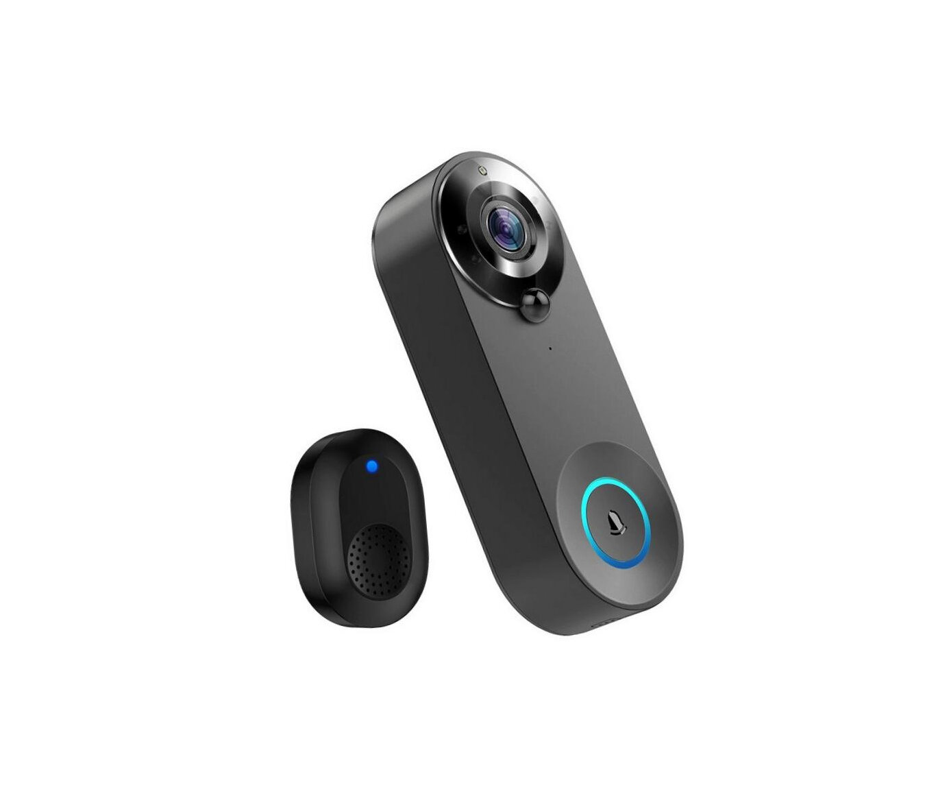 Дверной IP домофон 2.0MP Tuya Wi-Fi iHome Mod: Sw3-Tuya (O46187TU) с записью на SD карту и датчиком движения. Видео глазок IP домофон