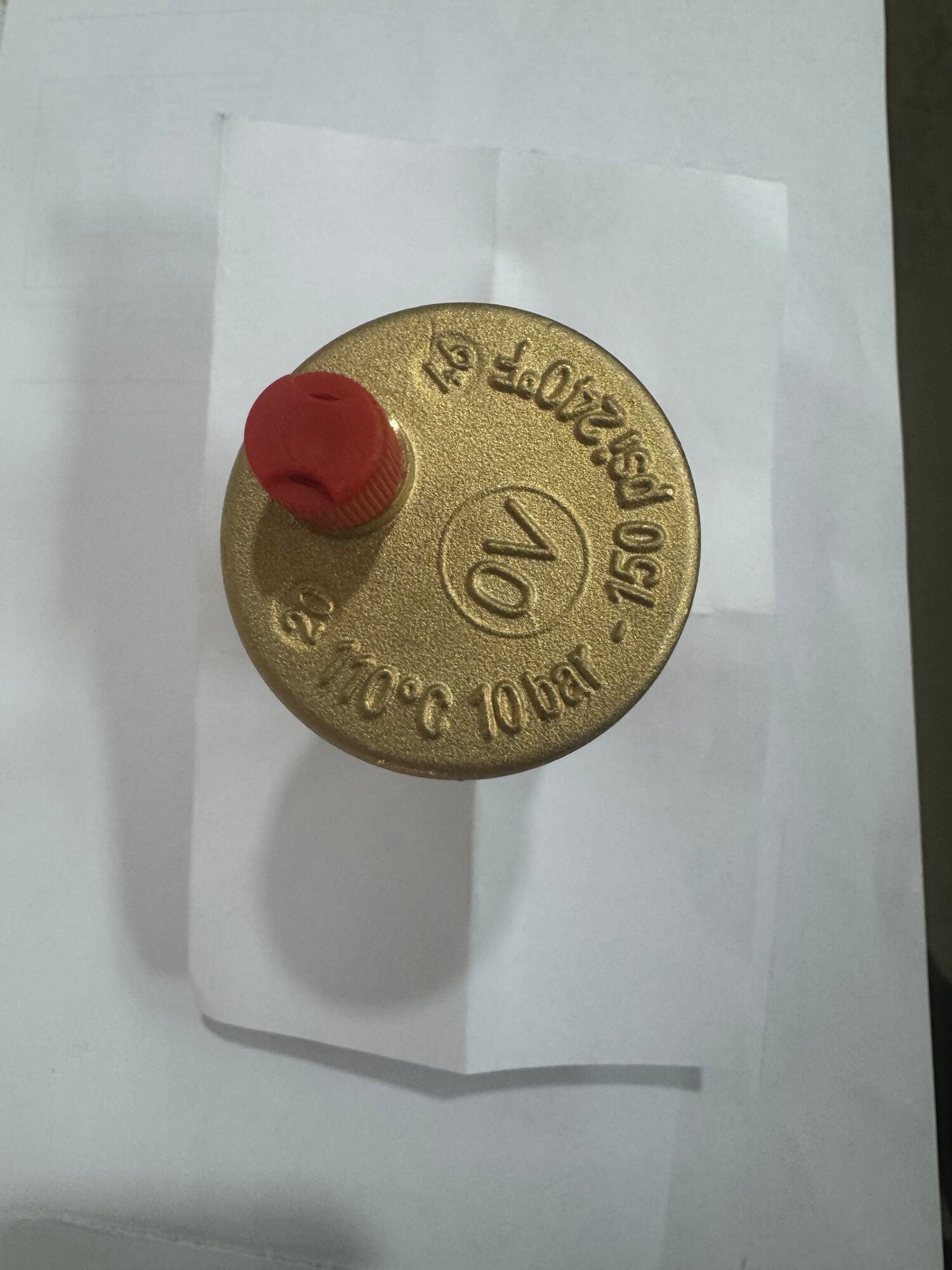 Воздухоотводчик автоматический с вертикальным выпуском 1/2 OV