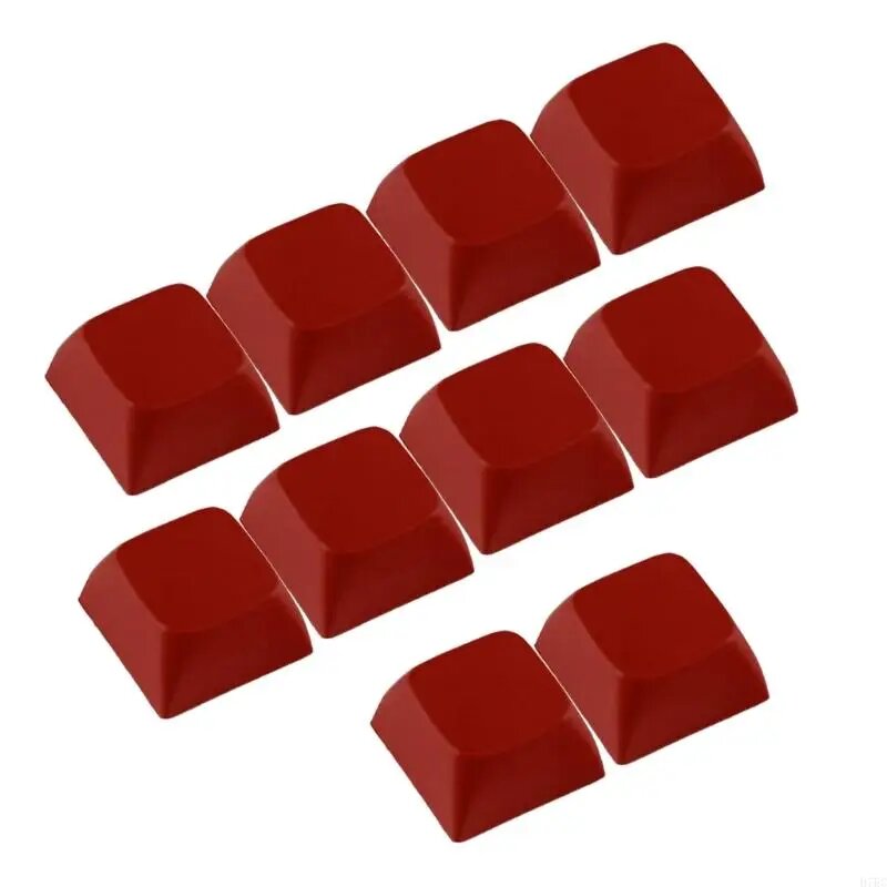 Колпачки для клавиатуры XDA 1U, 10 шт, Red, PBT