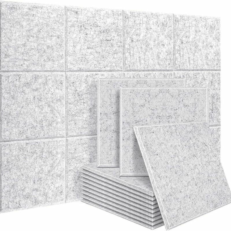 12 шт самоклеющийся акустический Доска 30x30x0.9cm Шумоизоляция для перегородок -A