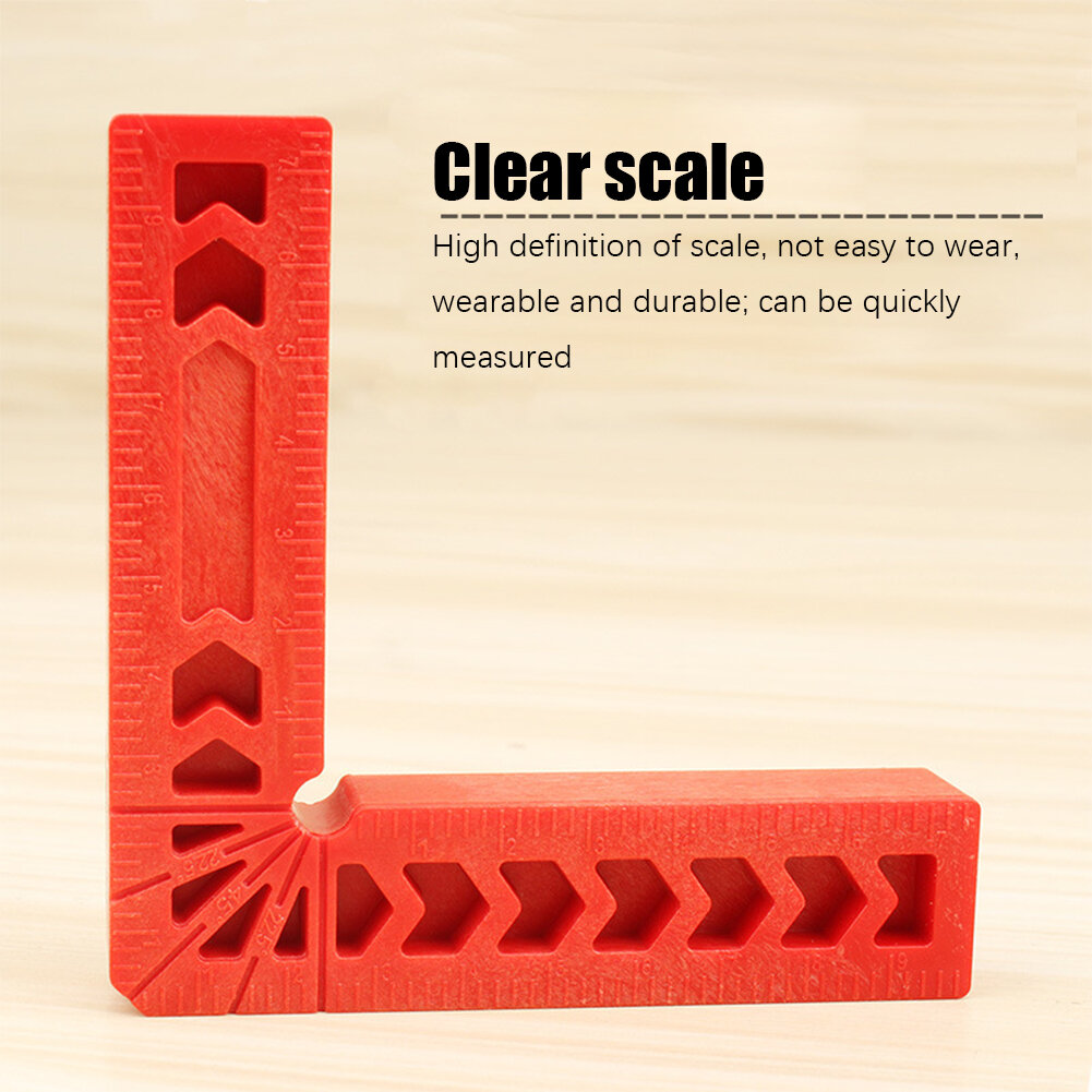 Угловые зажимы под прямым углом 90 градусов, угловой зажим, линейка, зажимной фиксатор для деревообработки, ручной инструмент, линейка с крепежным зажимом L-образной формы