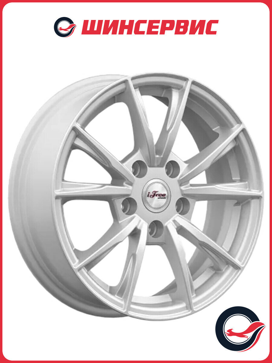 Литой колесный диск IFree Сион R15x6.5J 5x100 ET45 ЦО67.1 для автомобиля