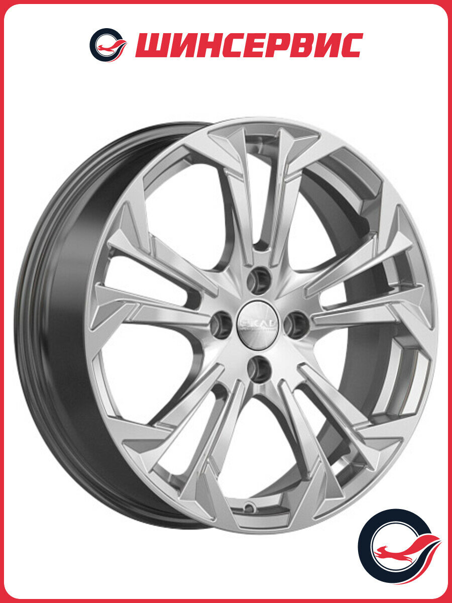 Литой колесный диск Скад Дунай R17x7.0J 4x100 ET37 ЦО67.1 для автомобиля
