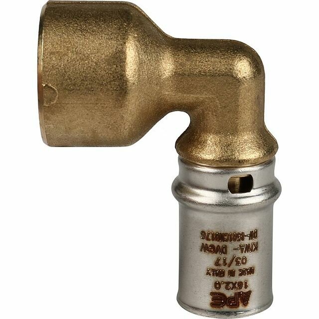 Уголок пресс APE 16x1/2" внутренняя резьба италия