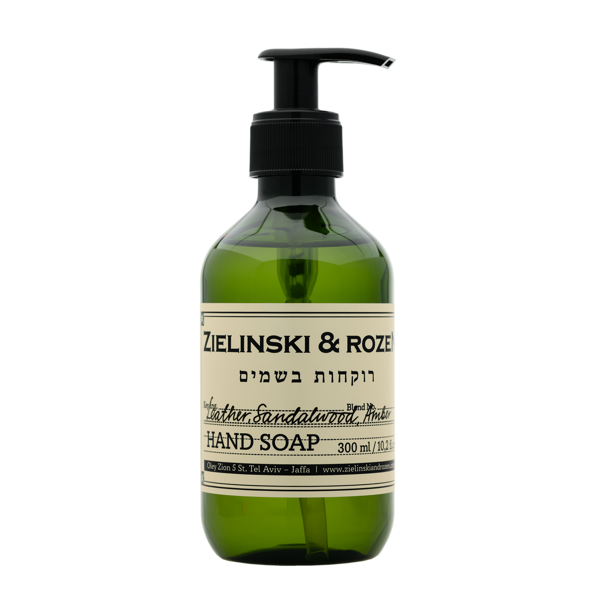 Zielinski & Rozen Жидкое мыло Кожа, Сандал, Амбра 300мл