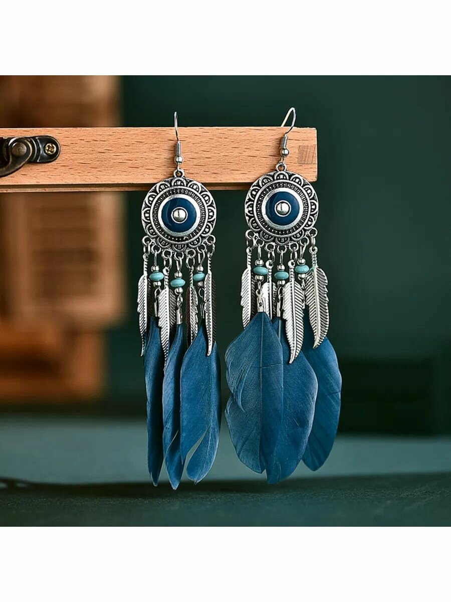 Серьги, искусственный камень