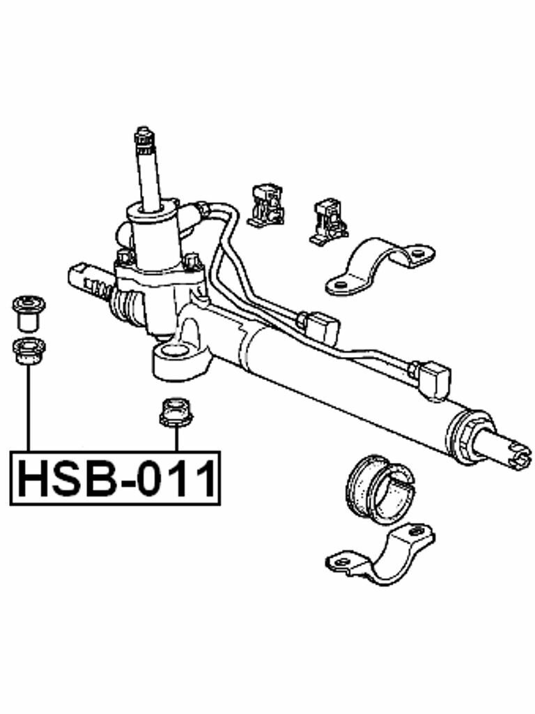 Втулка рулевой рейки HONDA, ACURA HSB-011 FEBEST.