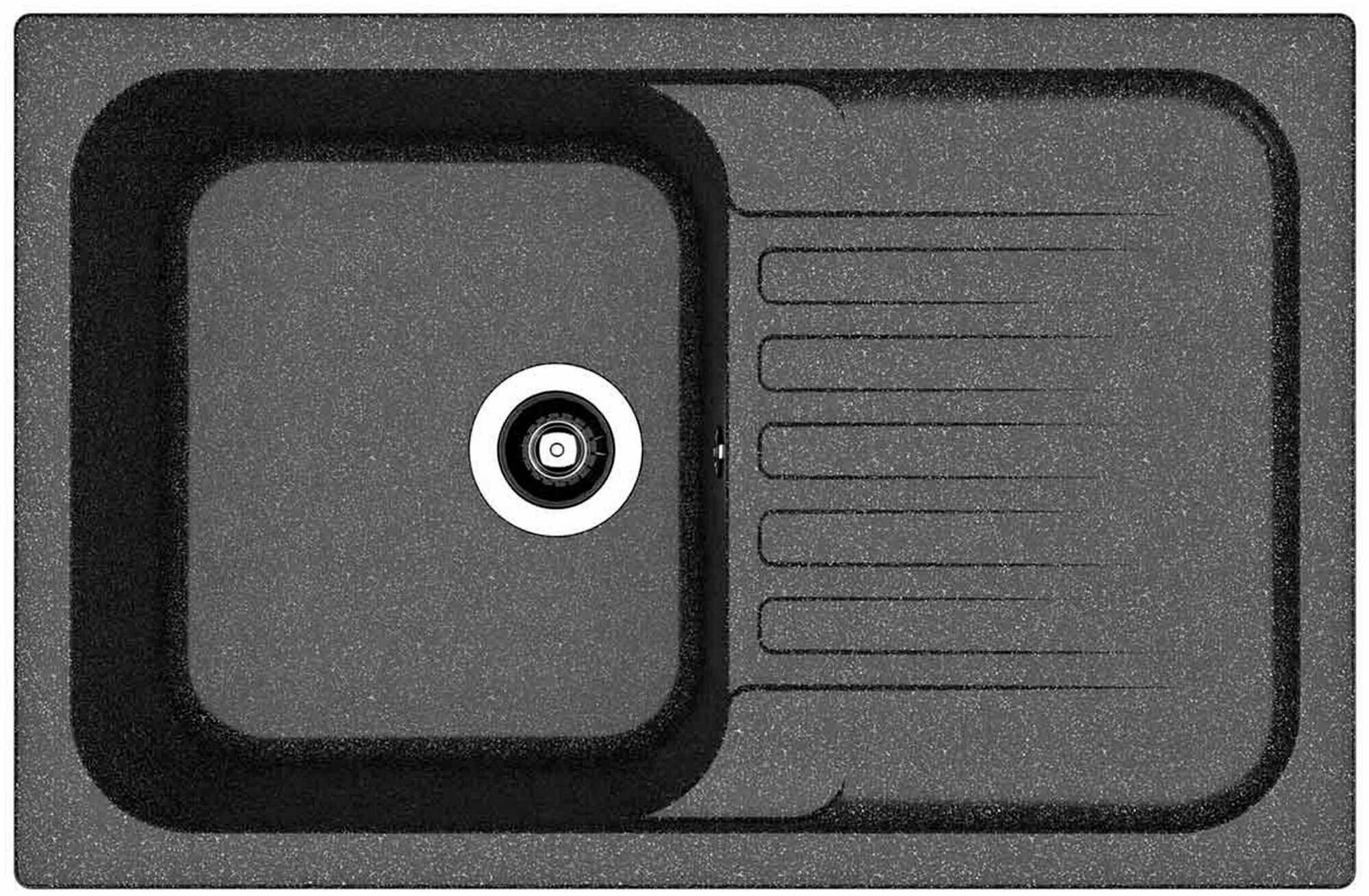 Кухонная мойка Dr.Gans Адель 780 черный 25.090. C0780.407