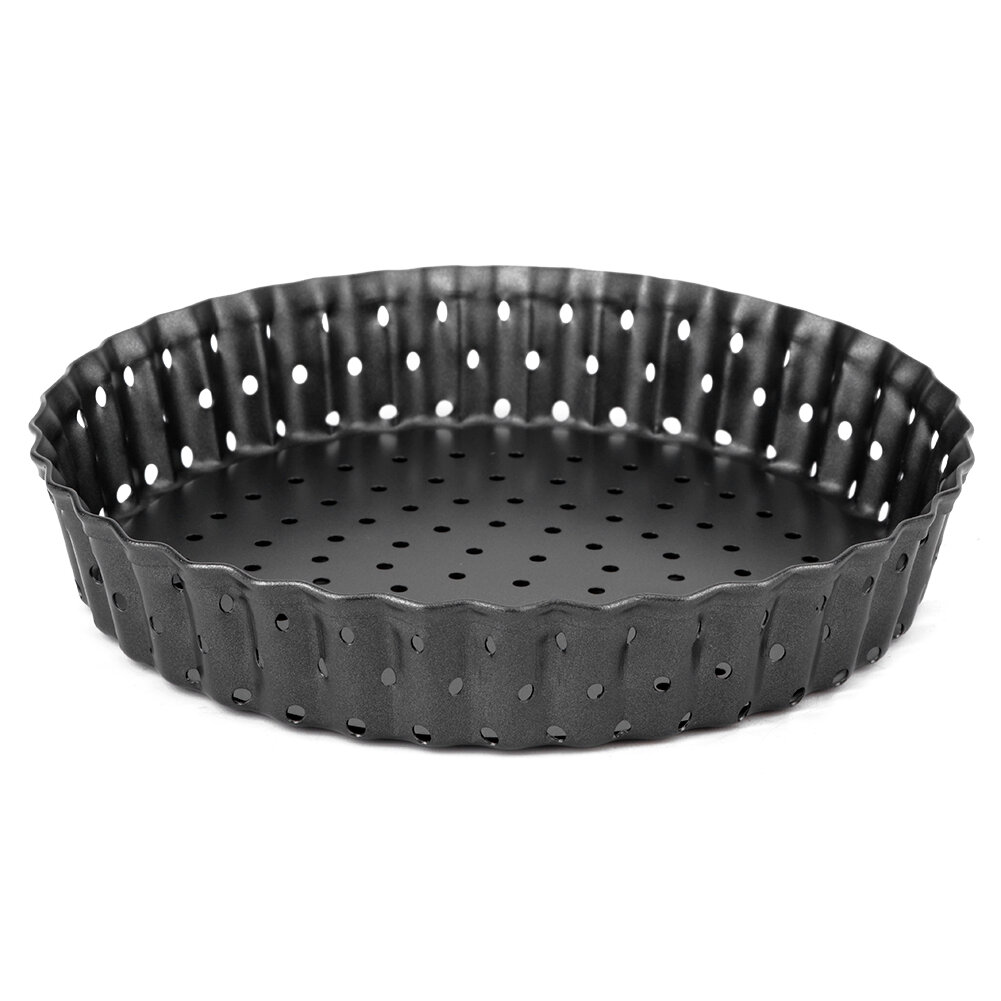 Бытовая утолщенная антипригарная форма для пиццы из углеродистой стали, противень для выпечки, кухонные инструменты для выпечки (S (5 дюймов))