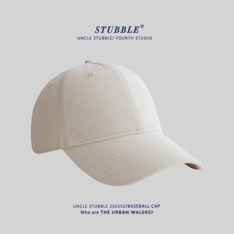 Однотонная бейсболка светлого цвета, более темная и широкая, чтобы показать лицо, маленькая шляпа, мужская и женская, простая и универсальная кепка-утконос