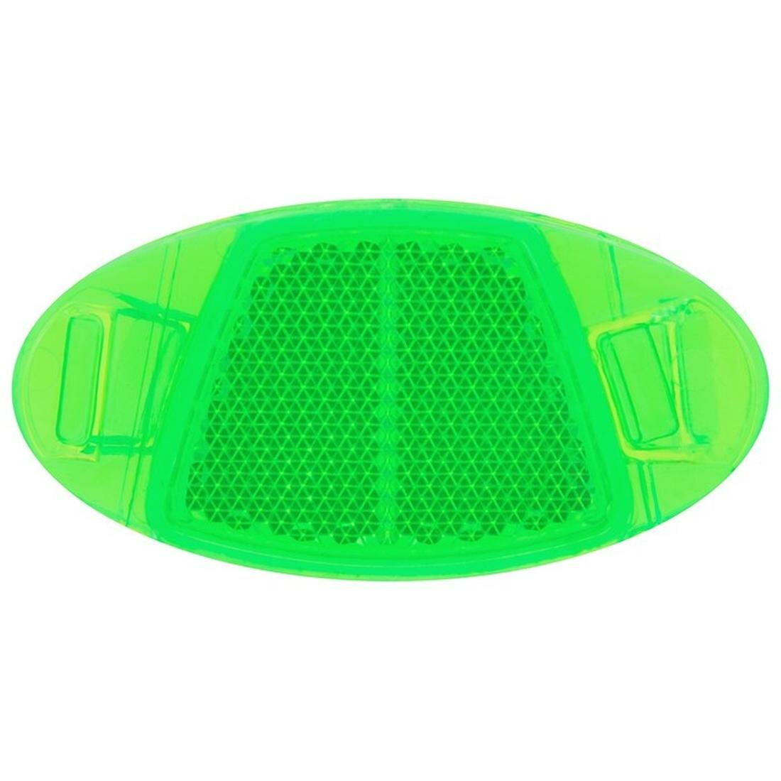 Катафот для велосипеда, на спицы, пластик, овальный, цвет микс