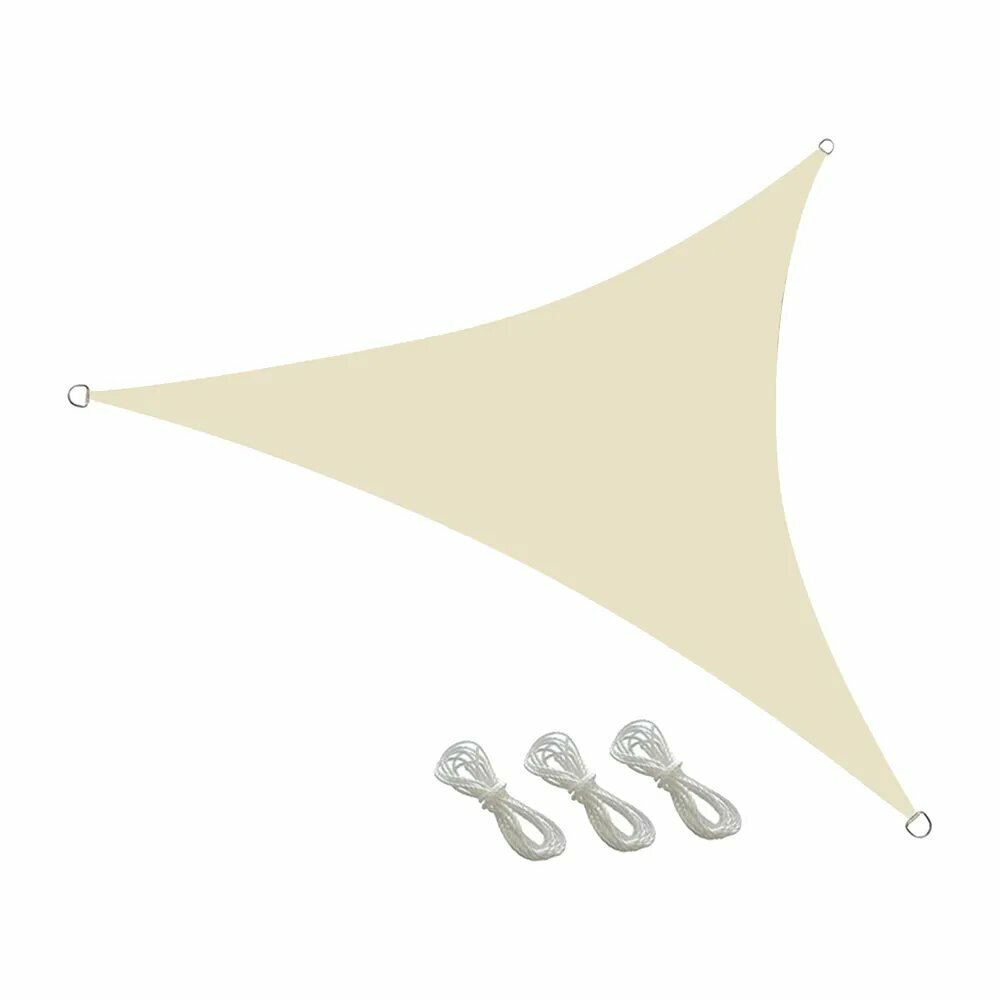 Устойчивый к УФ-излучению солнцезащитный козырек 13 футов с треугольным парусом для сада